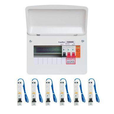 FuseBox F3007MZ 7 Way SPD Consumer Unit + 6 RCBO's – Juice Electrical ...