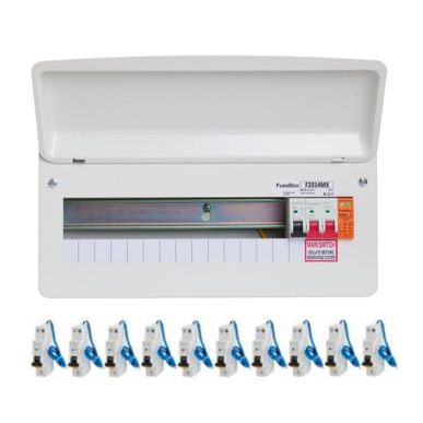FuseBox F3015MZ 15 way SPD Board 10 Type A Mini RCBO's – Juice ...